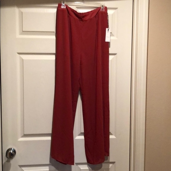Pants & Jumpsuits | Rust Colored Wide Leg Pants | Poshmark